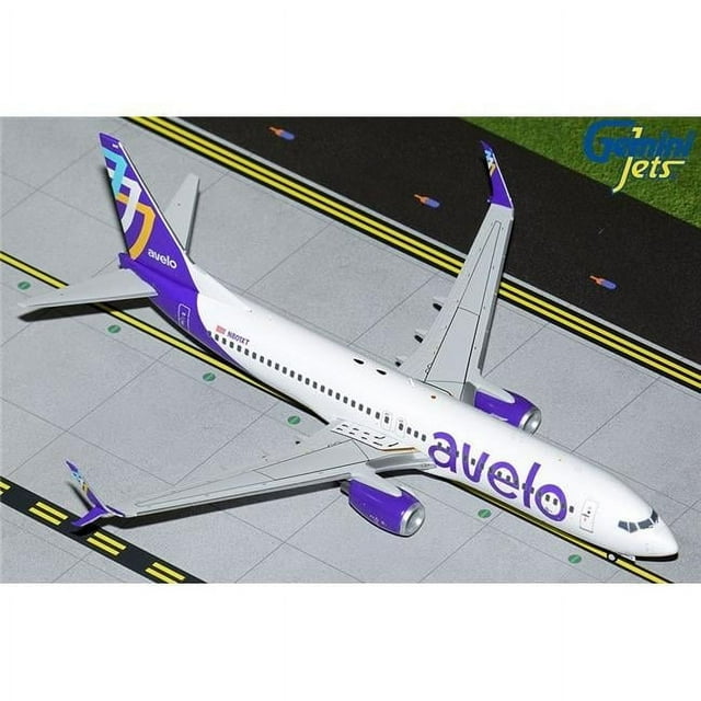 Boeing 737-800 Commercial Aircraft "Avelo Airlines" White with Purple ...