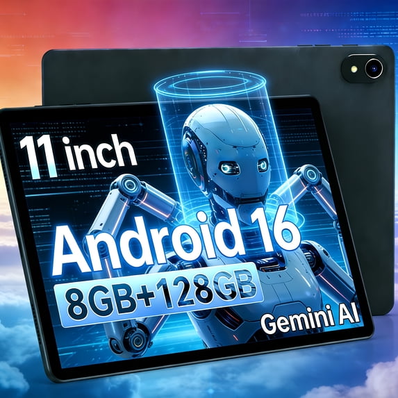 Gemini AI Android 16 Business Tablet 10.1"/11", 2026 Hot Model, 8/4GB ...