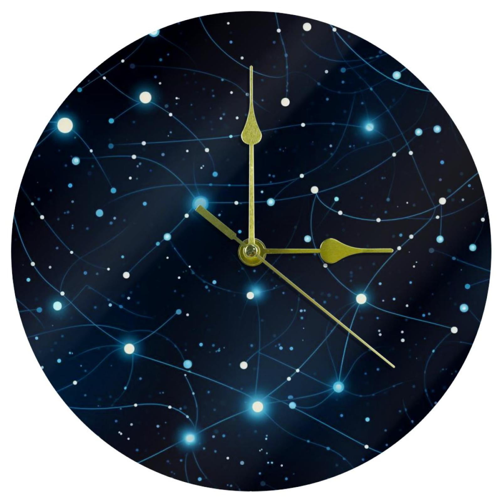 Gemini Acrylic Circular Wall Clock - Modern Design, Silent Sweep ...