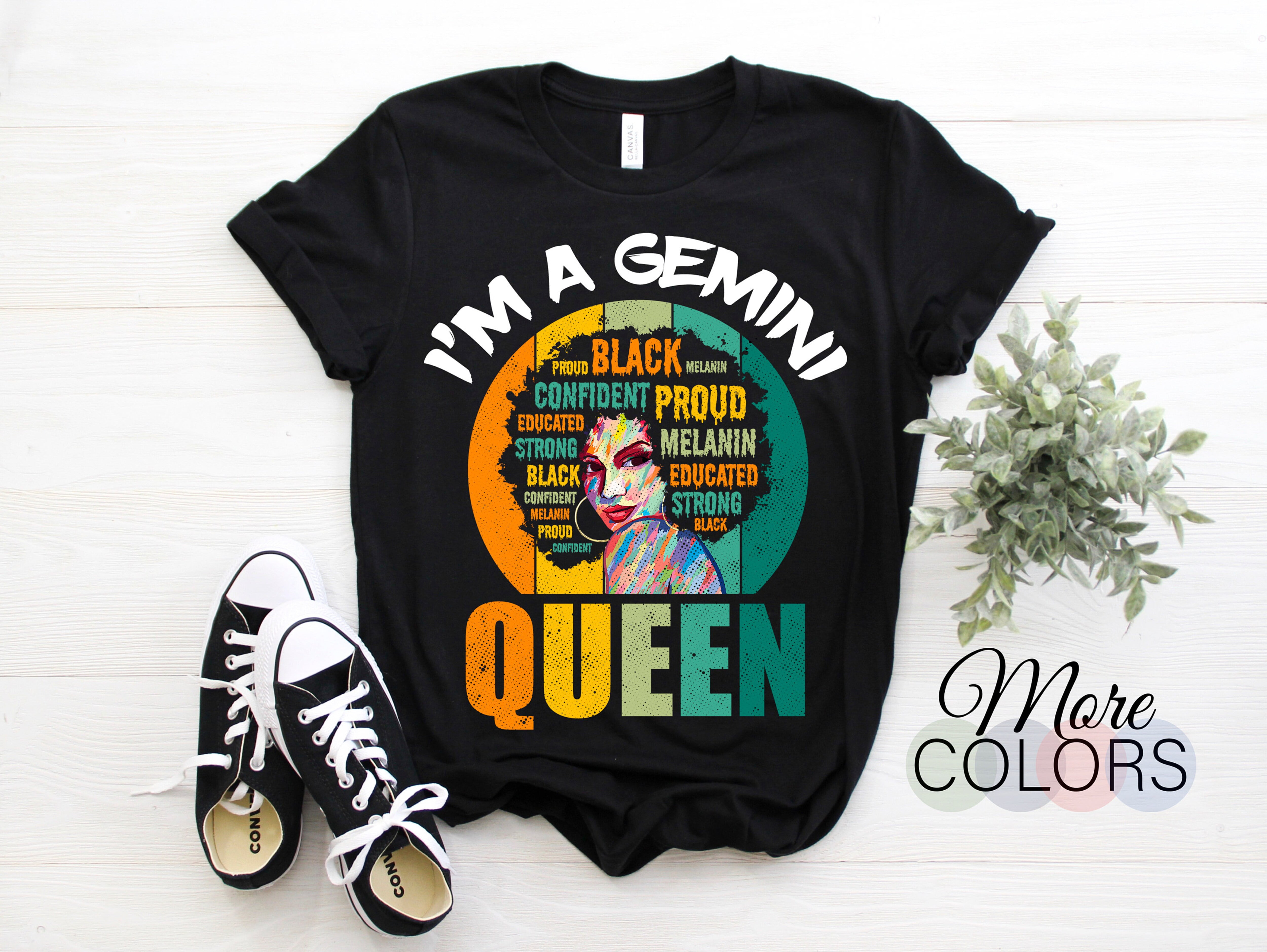 Gemini Afro Girl Queen Horoscope Zodiac Astrological Sign Traits Facts ...