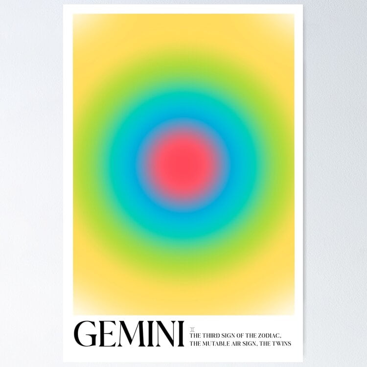 Gemini Aura UNFRAMED Poster, 12x18 - Walmart.com