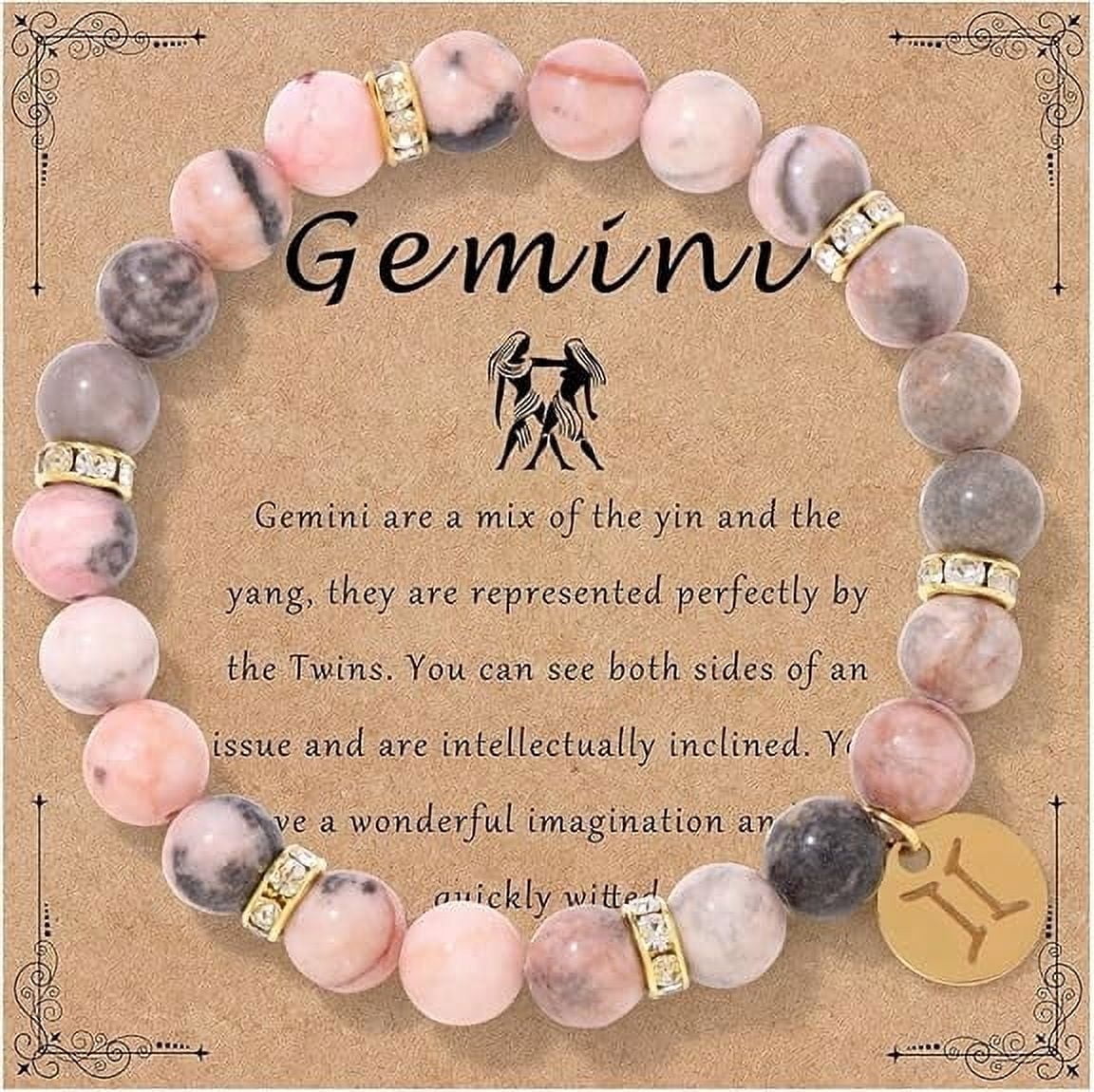 Gemini Bracelet Gemini Sparkle Double Charm - Fashion Gemini ...