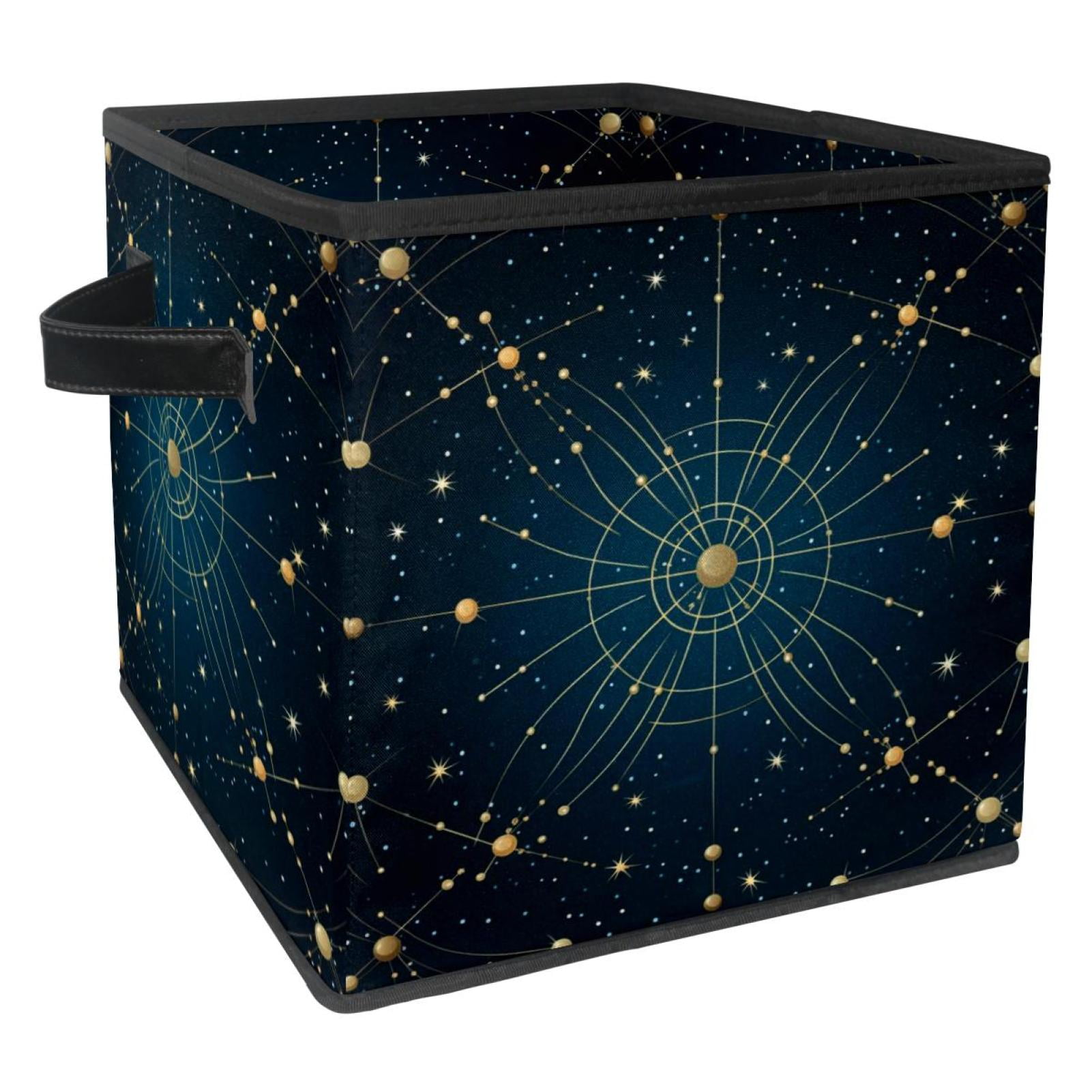 Gemini Constellation Foldable Cube Organizer with Handle, 10.8"x10.5 ...