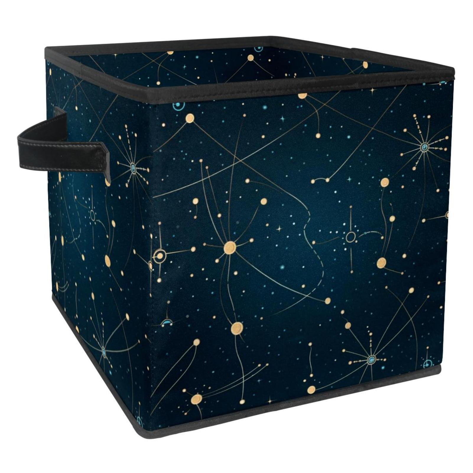 Gemini Constellation Foldable Cube Organizer with Handle, 10.8"x10.5 ...