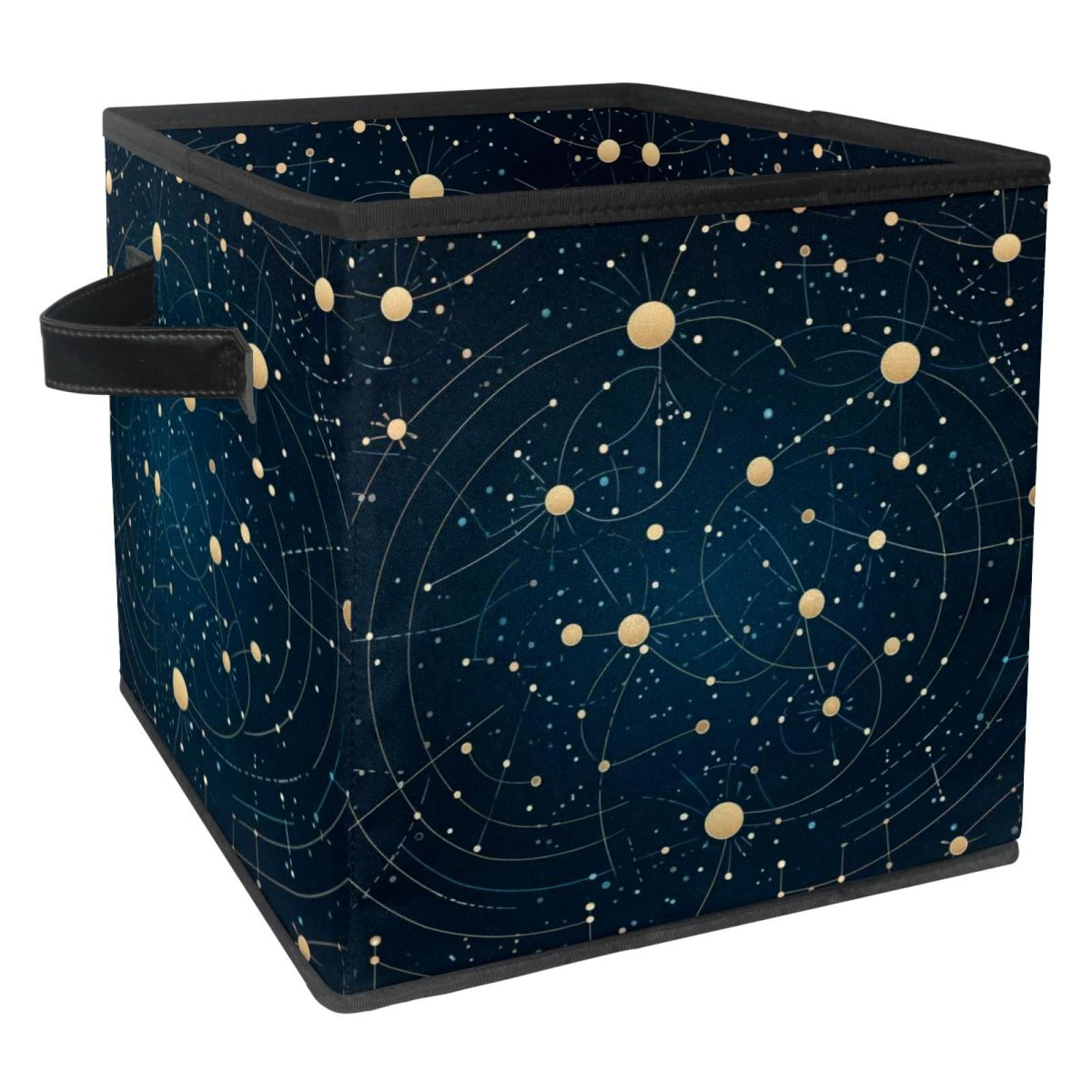 Gemini Constellation Foldable Cube Organizer with Handle, 10.8"x10.5 ...