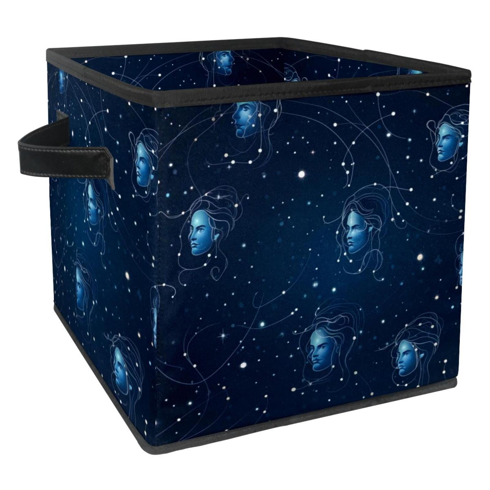 Gemini Constellation Foldable Organizer Bins with Handle, 10.8"x10.5 ...