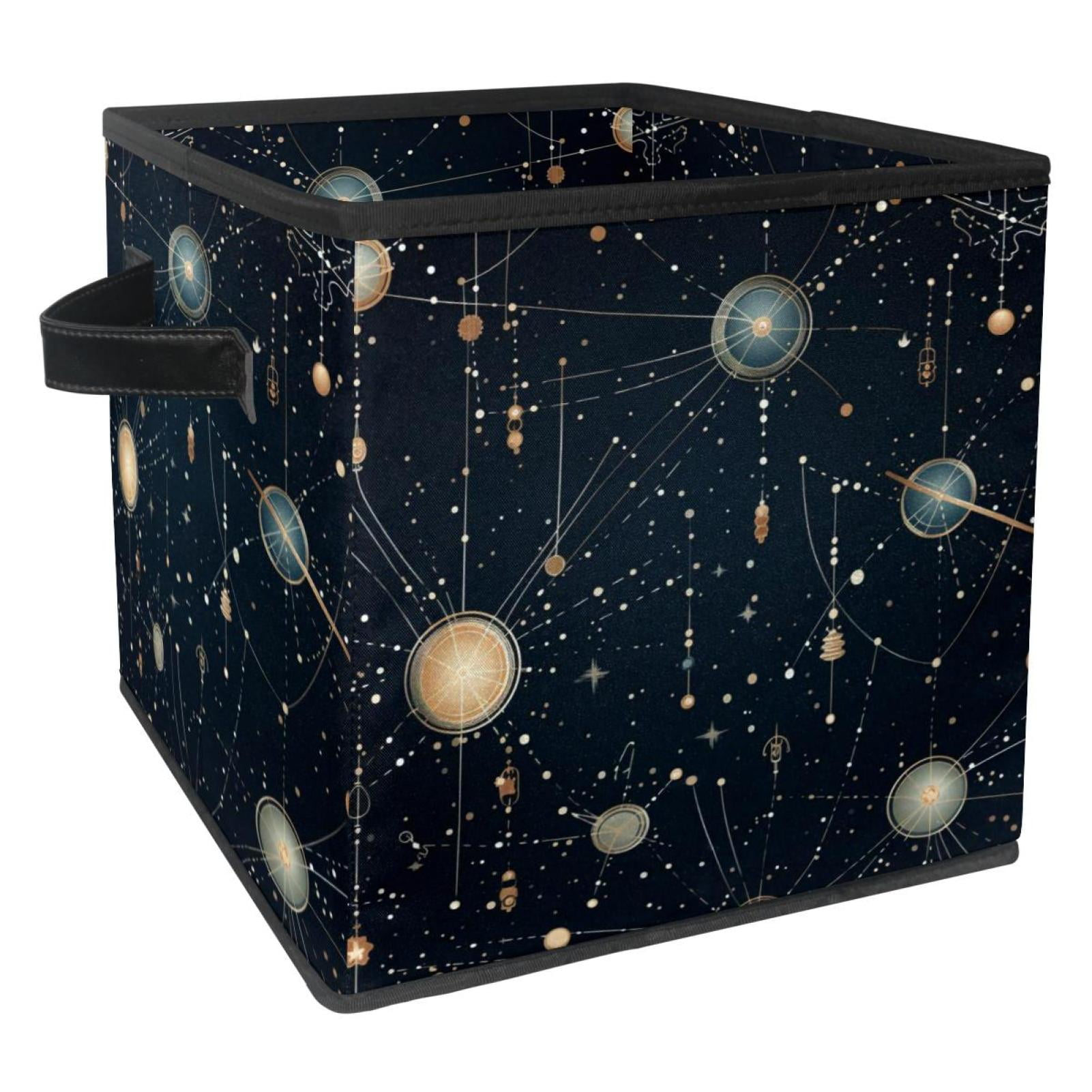 Gemini Constellation Foldable Toy Box with Handle Storage Bin, 10.8"x10 ...