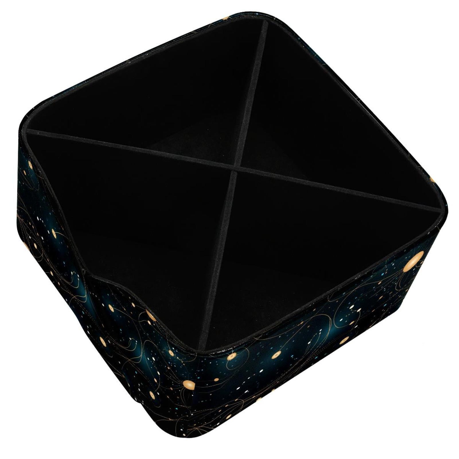 Gemini Constellation Square Pen Case with 4 Compartments, Removable ...