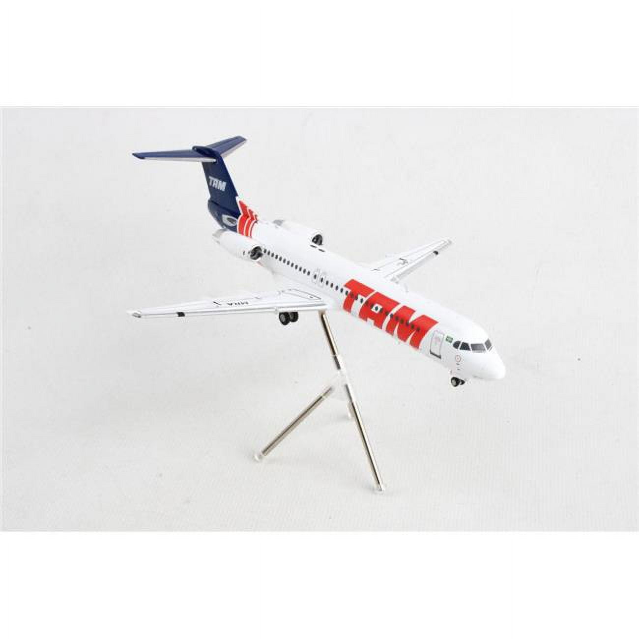 Fokker F100 Commercial Aircraft "TAM Linhas Aereas" White with Blue ...