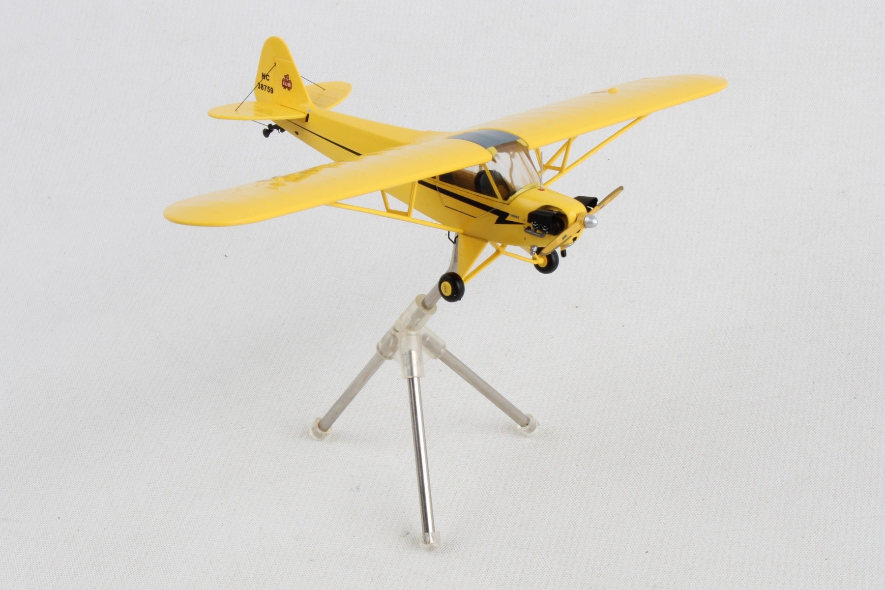 Piper J-3 Cub Light Aircraft Yellow w/Black Stripes "Gemini General ...