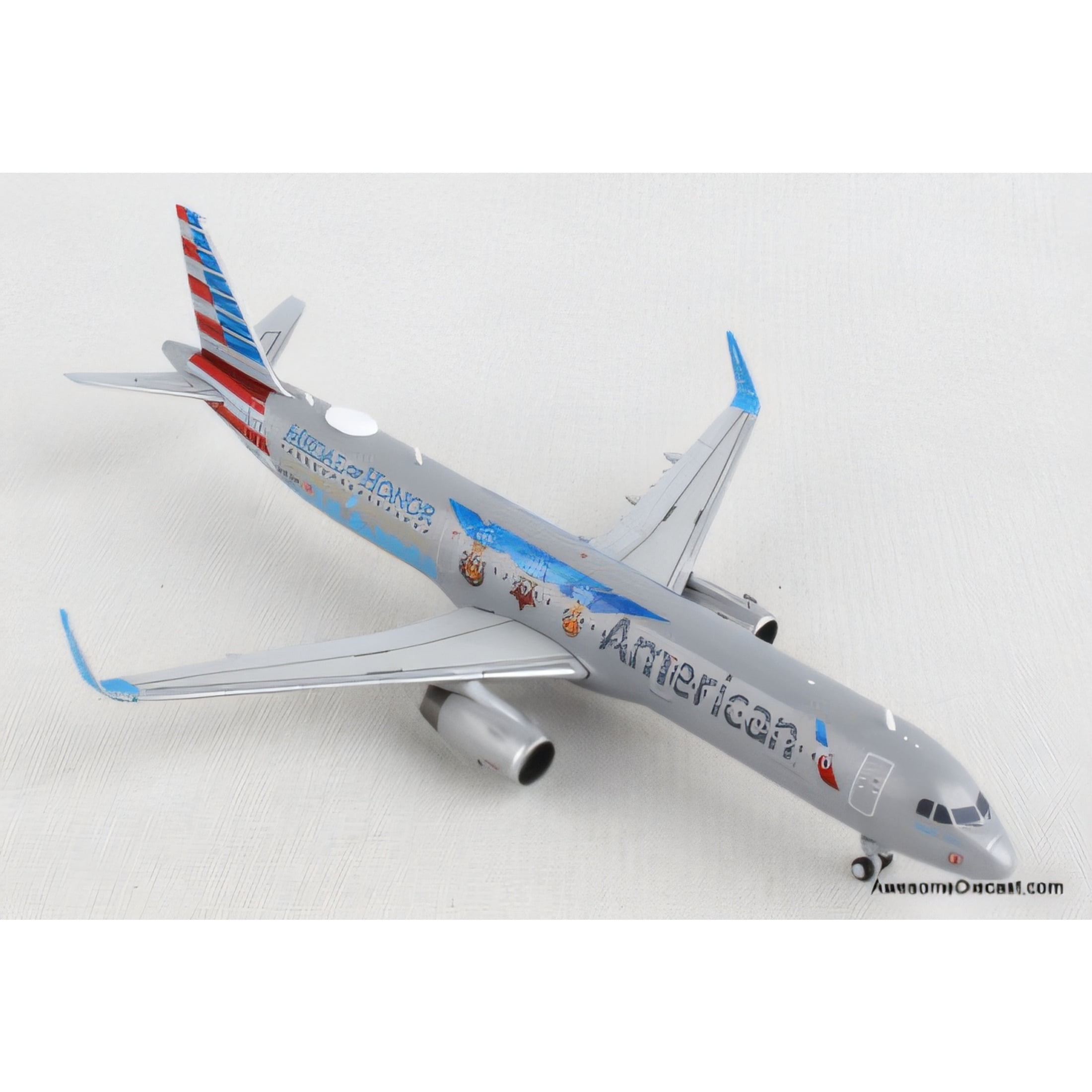 Gemini Jets 1:400 Airbus A321: American Airlines, Flagship Valor Medal ...