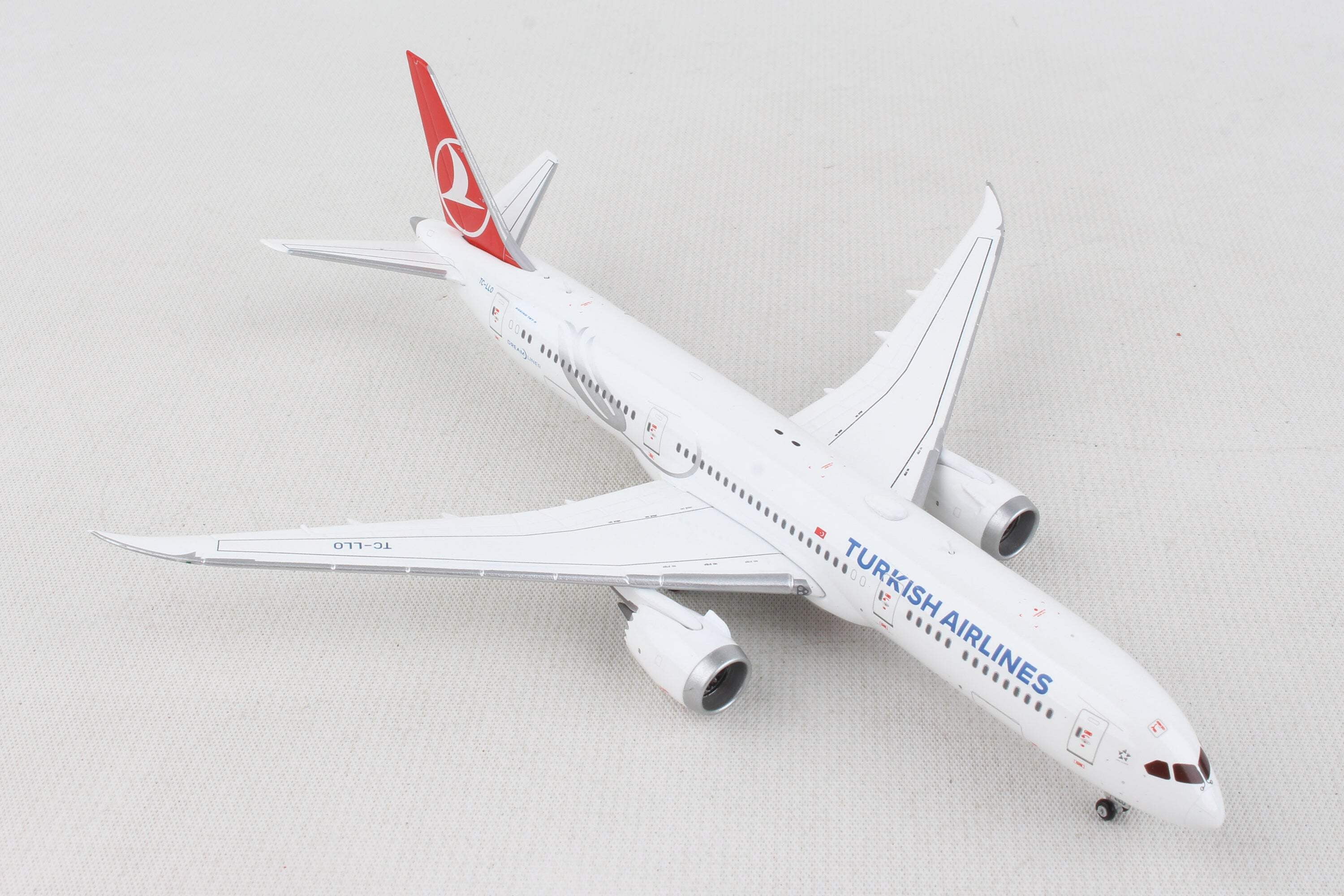 Gemini Jets 1 by 400 1 by 400 Scale Turkish 787-9 REG No.TC-LLO Model ...