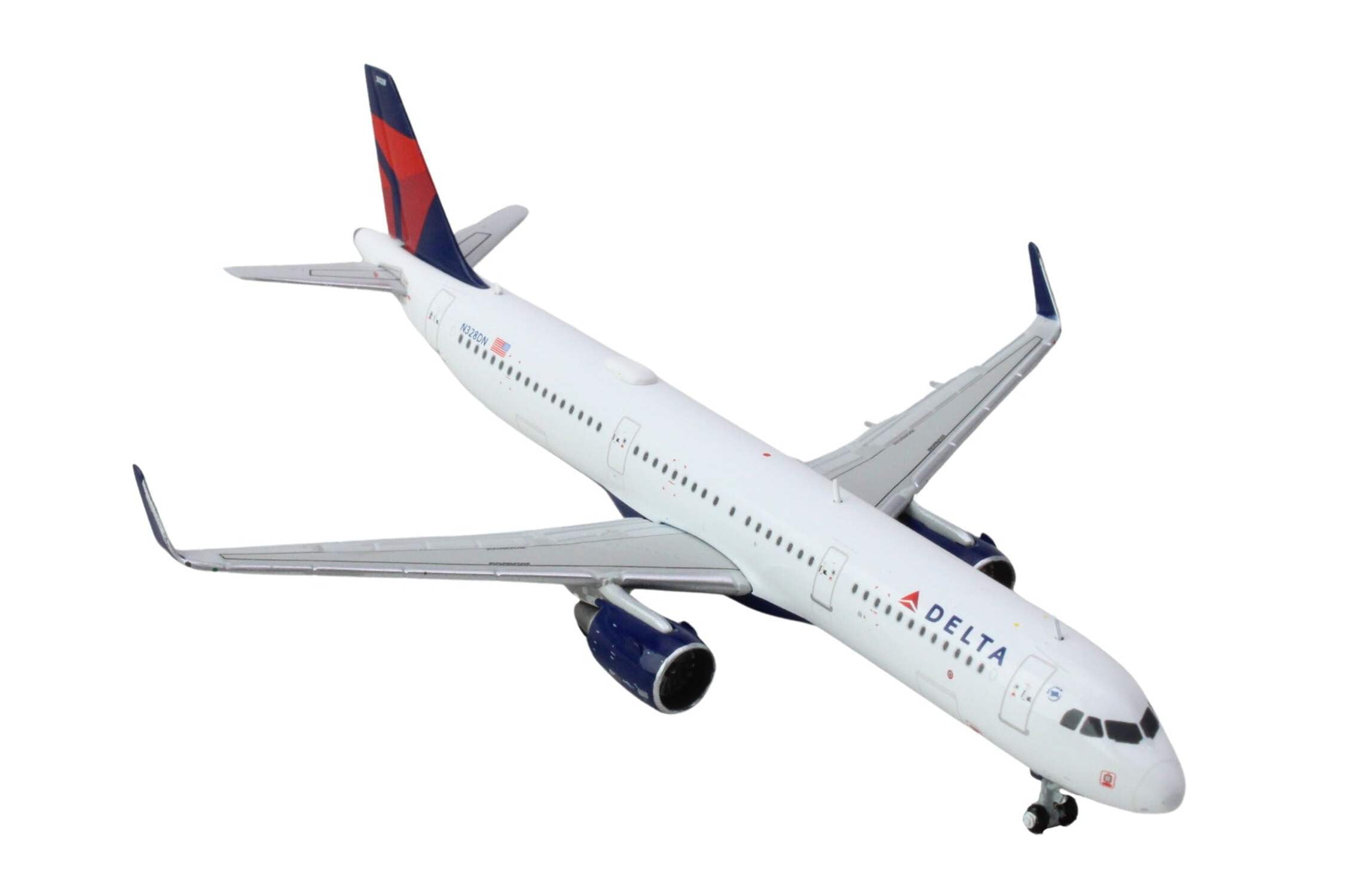 Airbus A321 Commercial Aircraft "Delta Air Lines" (N328DN) White with ...