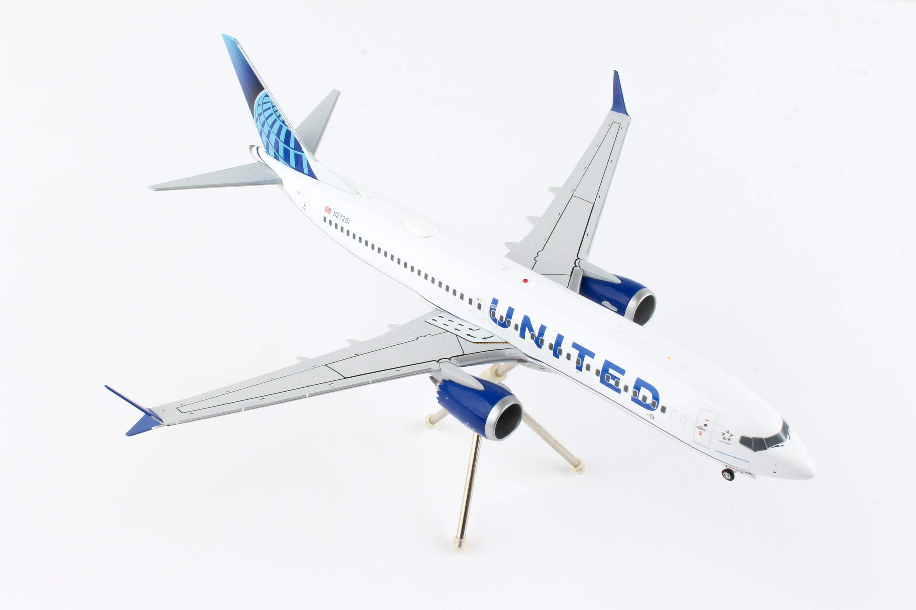 Gemini Jets G2UAL1054 1-200 Scale United Diecast Model Airplane ...