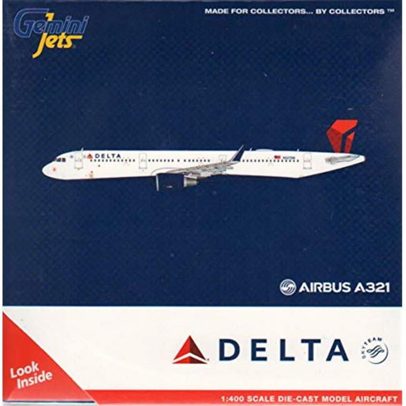 Gemini Jets GJ1892 Delta Airlines Airbus A321-200 N327DN Scale 1-400 ...