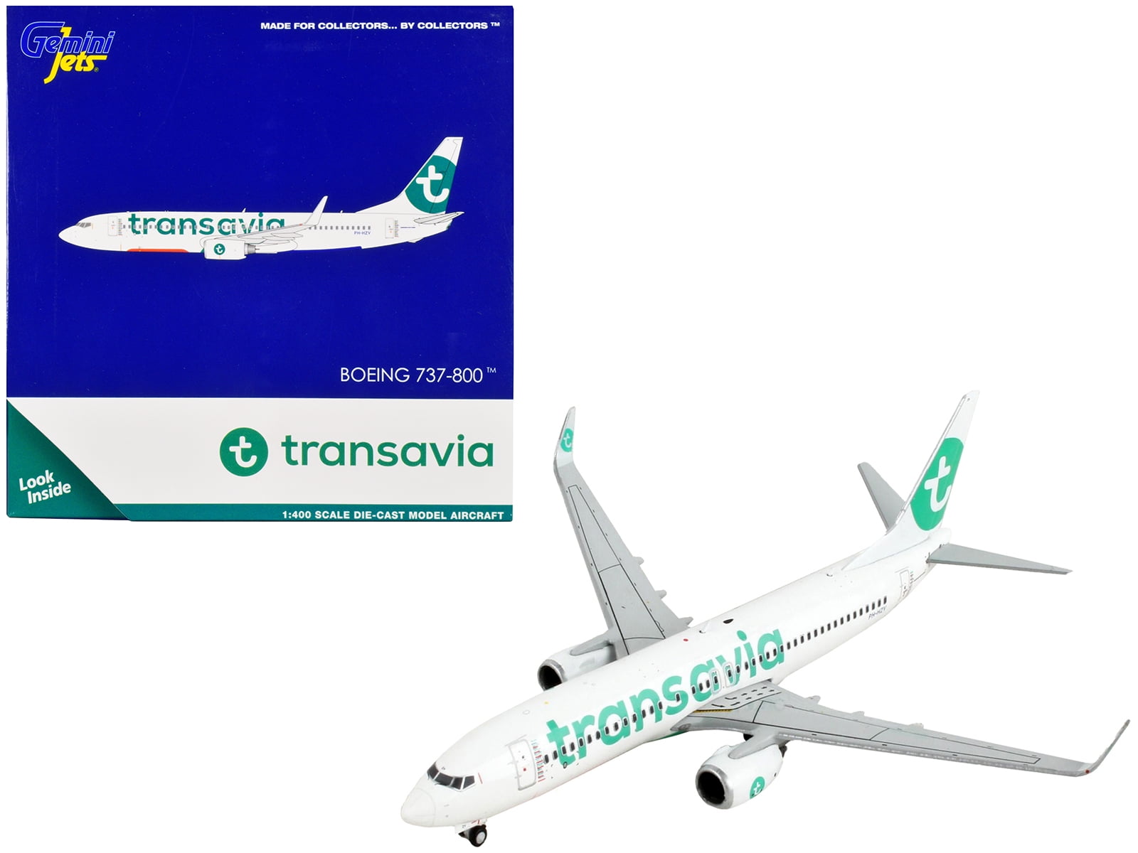Boeing 737-800 Commercial Aircraft "Transavia Airlines" White with ...