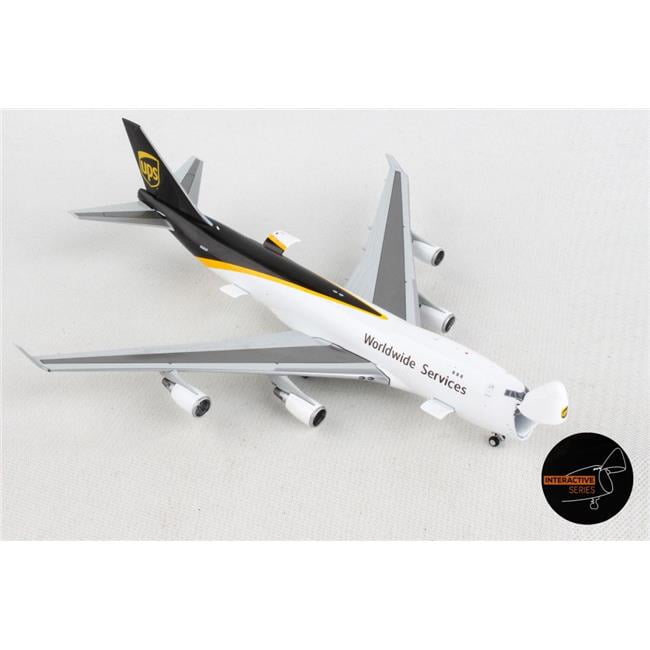 Boeing 747-400F Commercial Aircraft "UPS Worldwide Service" White and ...