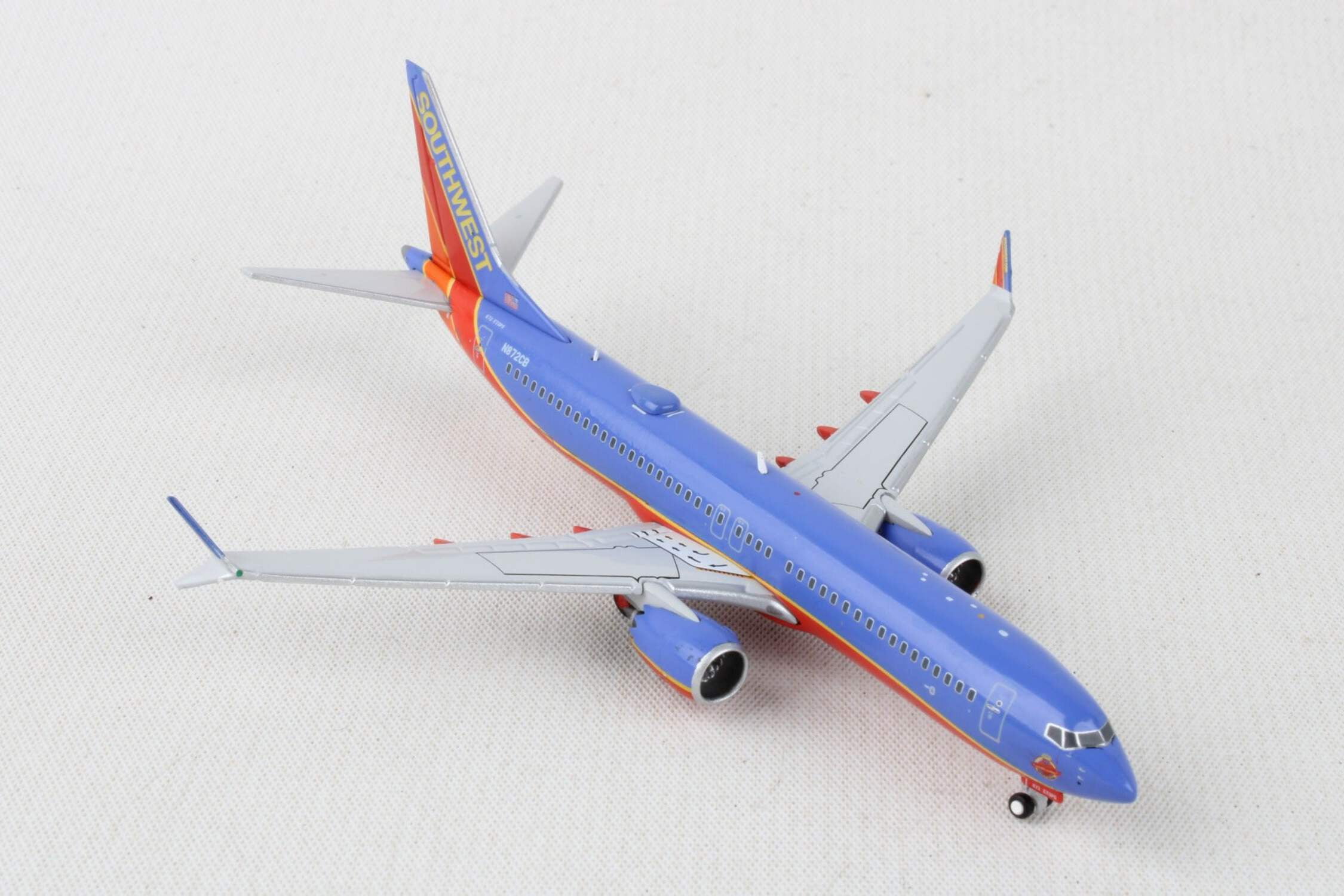 Gemini Jets GJ2187 1-400 Scale Southwest 737MAX8 Reg No.N872CB Canyon ...