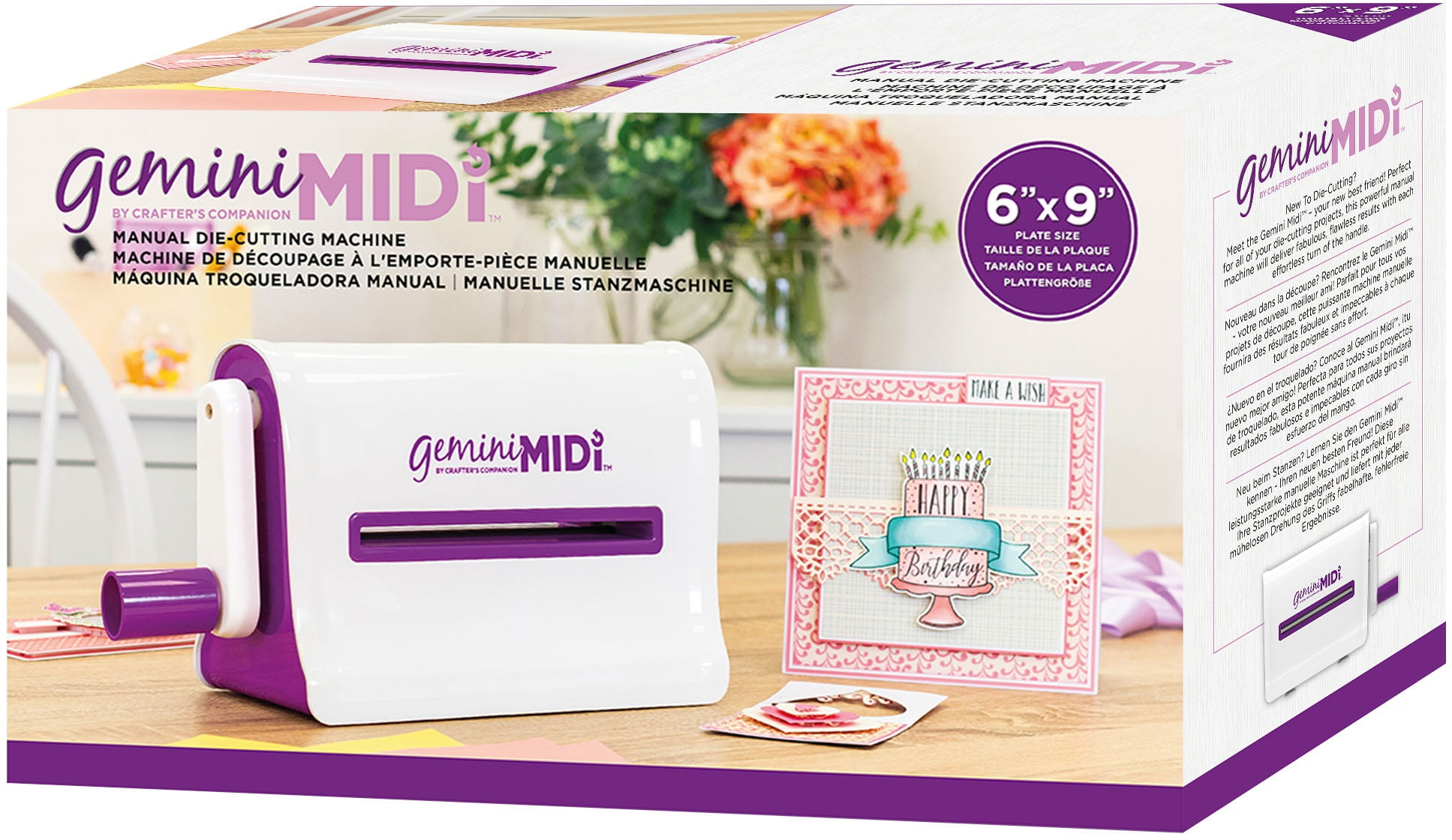 Gemini Midi Manual Die-Cutting & Embossing Machine-6"X9" - Walmart.com