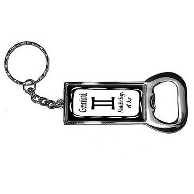 Gemini Mutable Sign Of Air Zodiac Horoscope Keychain Key Chain Ring ...