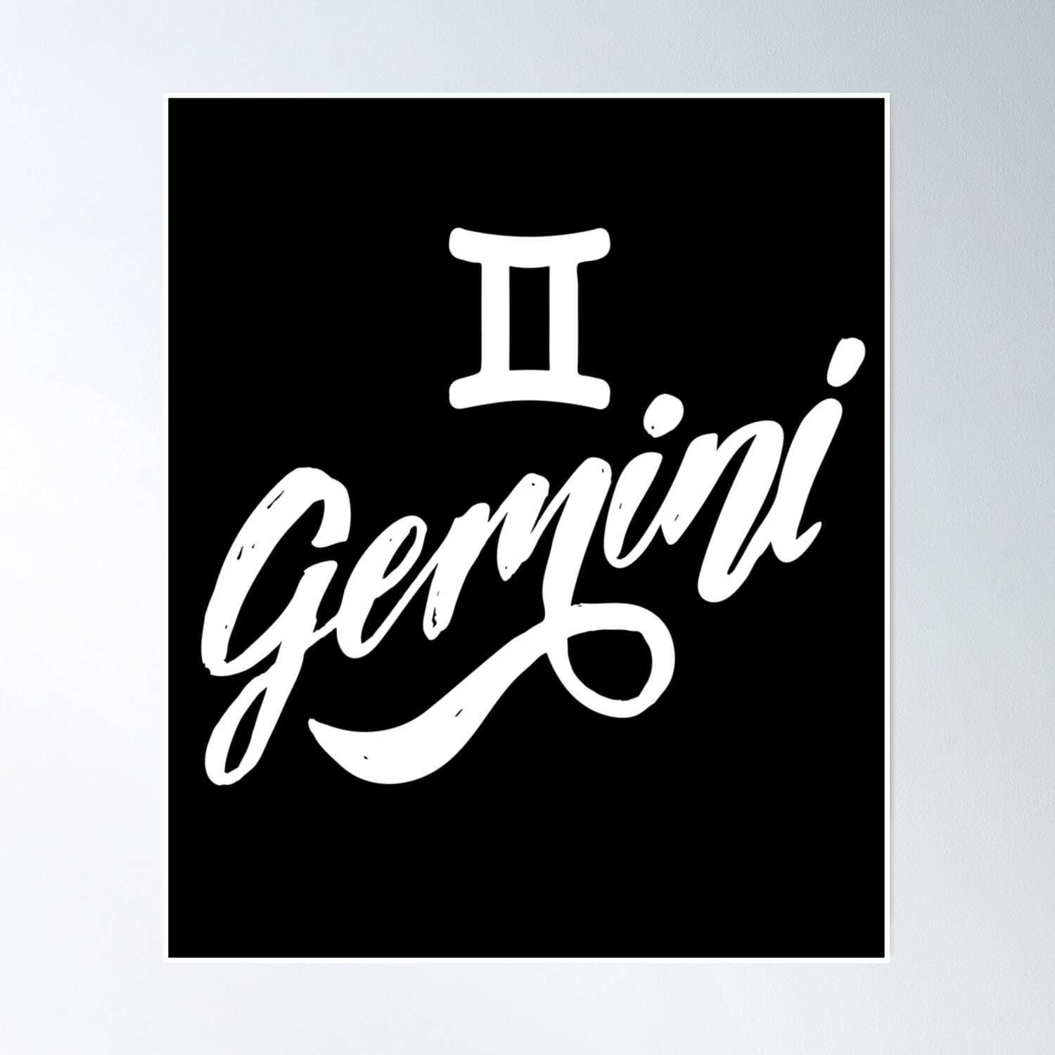 Gemini Poster Wall Art, Modern Wall Decor, 16x24 UNFRAMED - Walmart.com