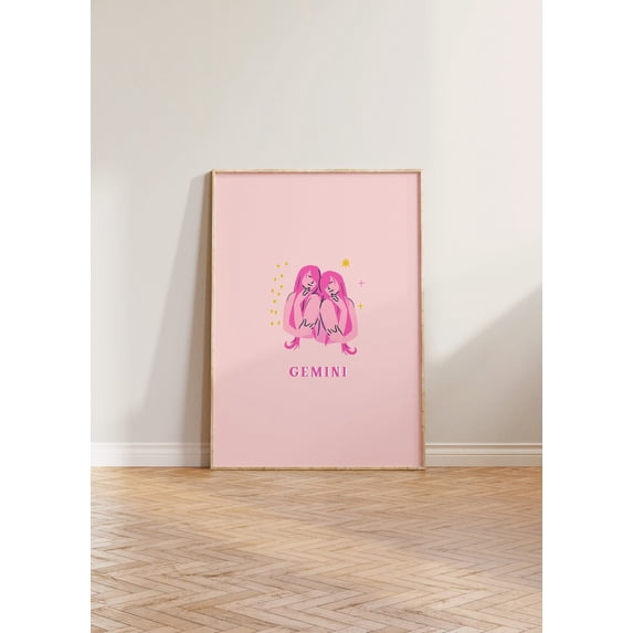 Gemini Print, Gemini Print, Zodiac Print, Gemini Zodiac , Astrology ...