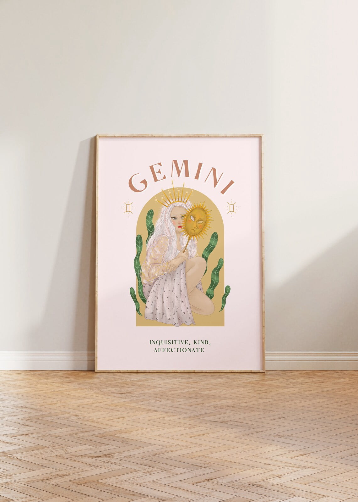 Gemini Print, Gemini Print, Zodiac Print, Zodiac , Astrology Print ...