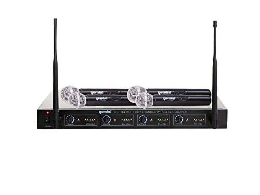 Gemini Pro Audio Live Stage Studio PA DJ Karaoke Handheld Wireless ...