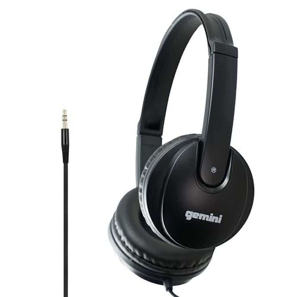 Gemini Professional Audio Equipment DJX-200 Headphones, Black - Walmart.com