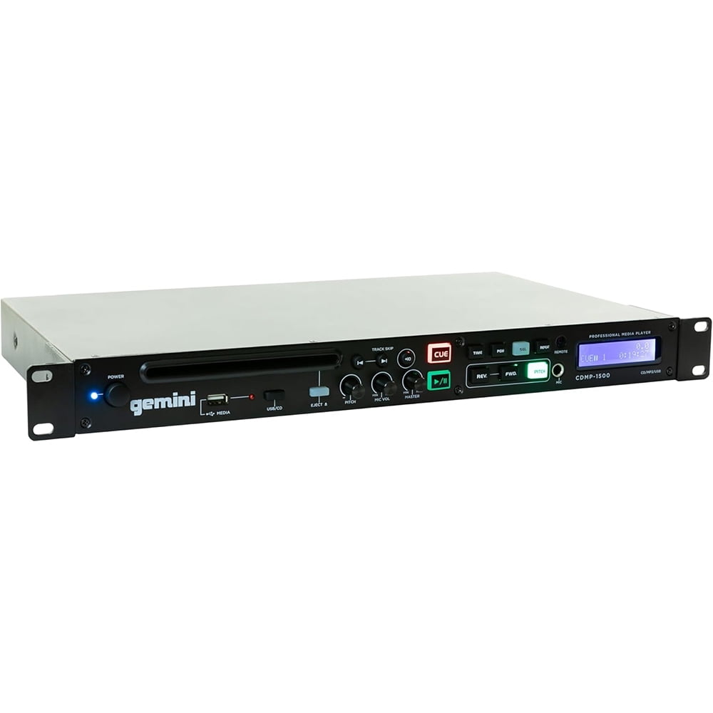 Gemini Professional Rackmount CD Player - DJ CD Player with Pitch ...
