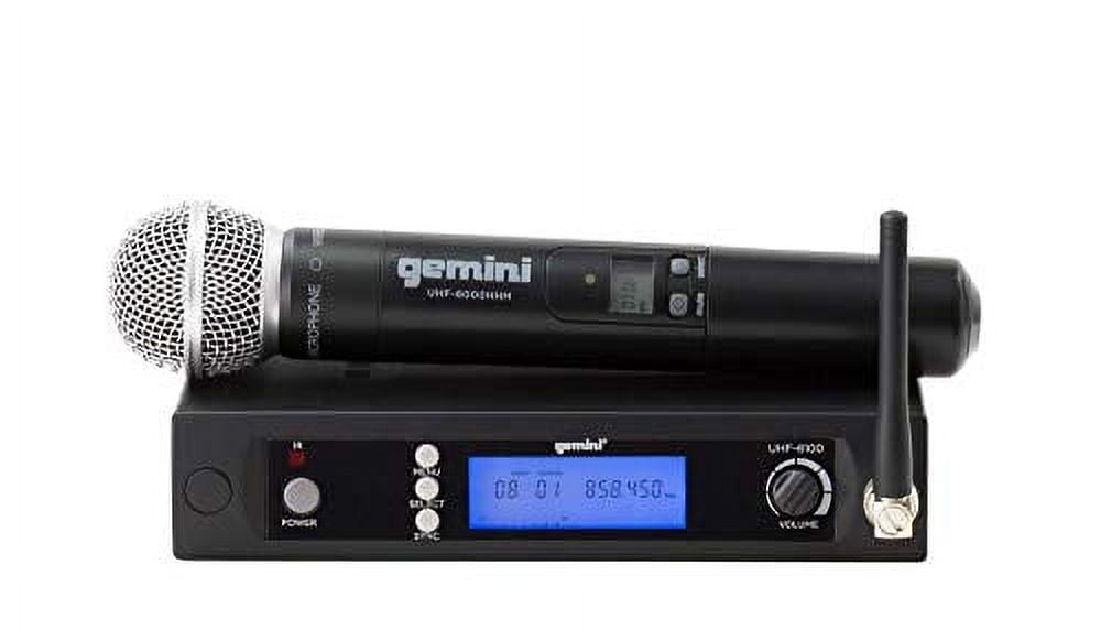 Gemini, Single Wireless Microphone System, Professional Handheld Long ...