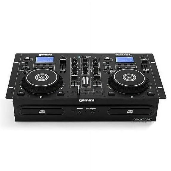 Gemini DJ CD/MIXER System with Bluetooth Audio Input - CDM-4000BT Combo Player - Walmart.com