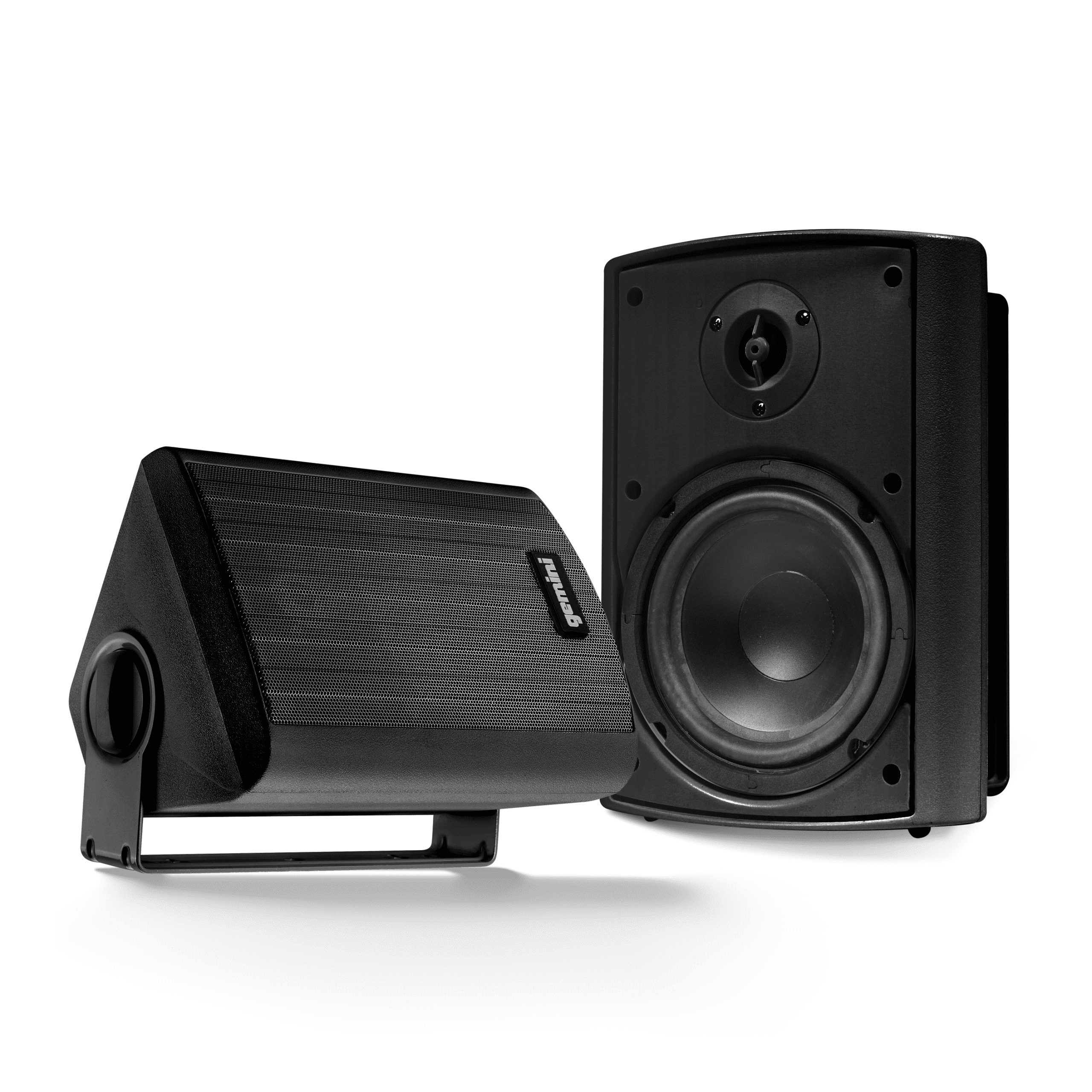 Gemini Waterproof Outdoor Bluetooth Speakers – 5.25” Woofer, Wall Mount ...