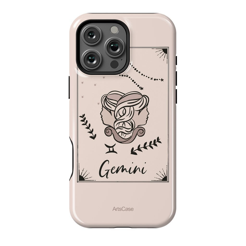 Gemini Tough Cases Astrological Design for iPhone 11-17 Protection ...