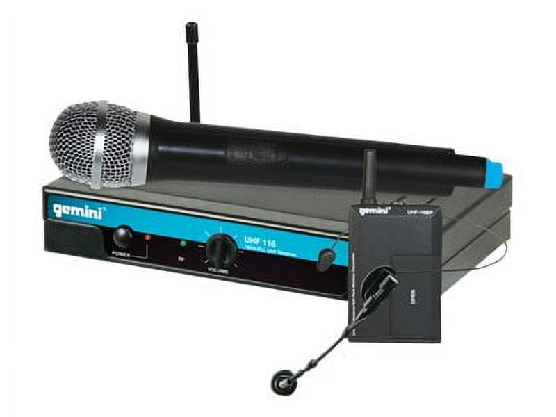 Gemini UHF-116HL - Microphone system - on-ear - wireless - Walmart.com