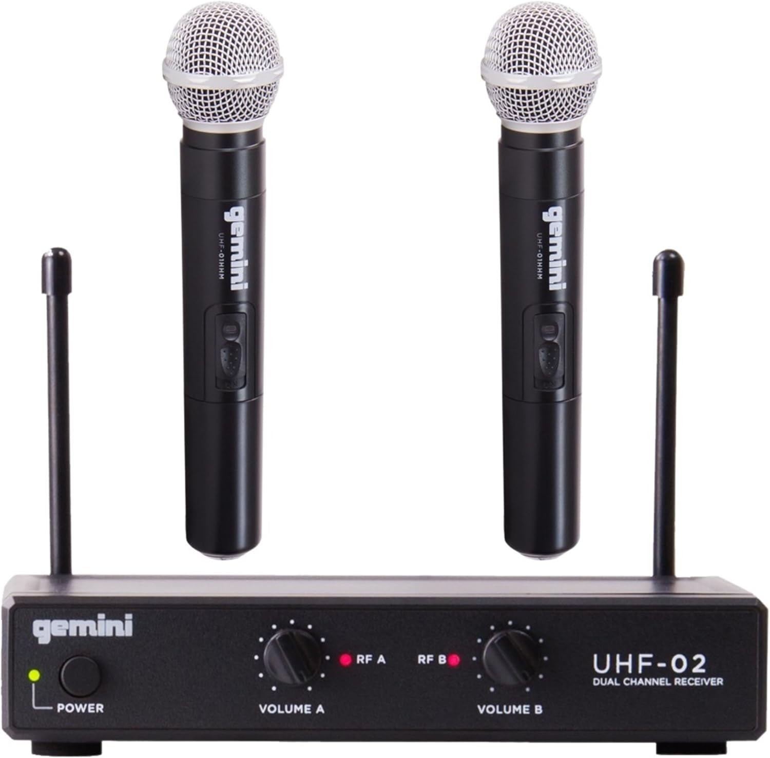 Gemini UHF Wireless Microphone Bundle – Professional Handheld & Lapel ...