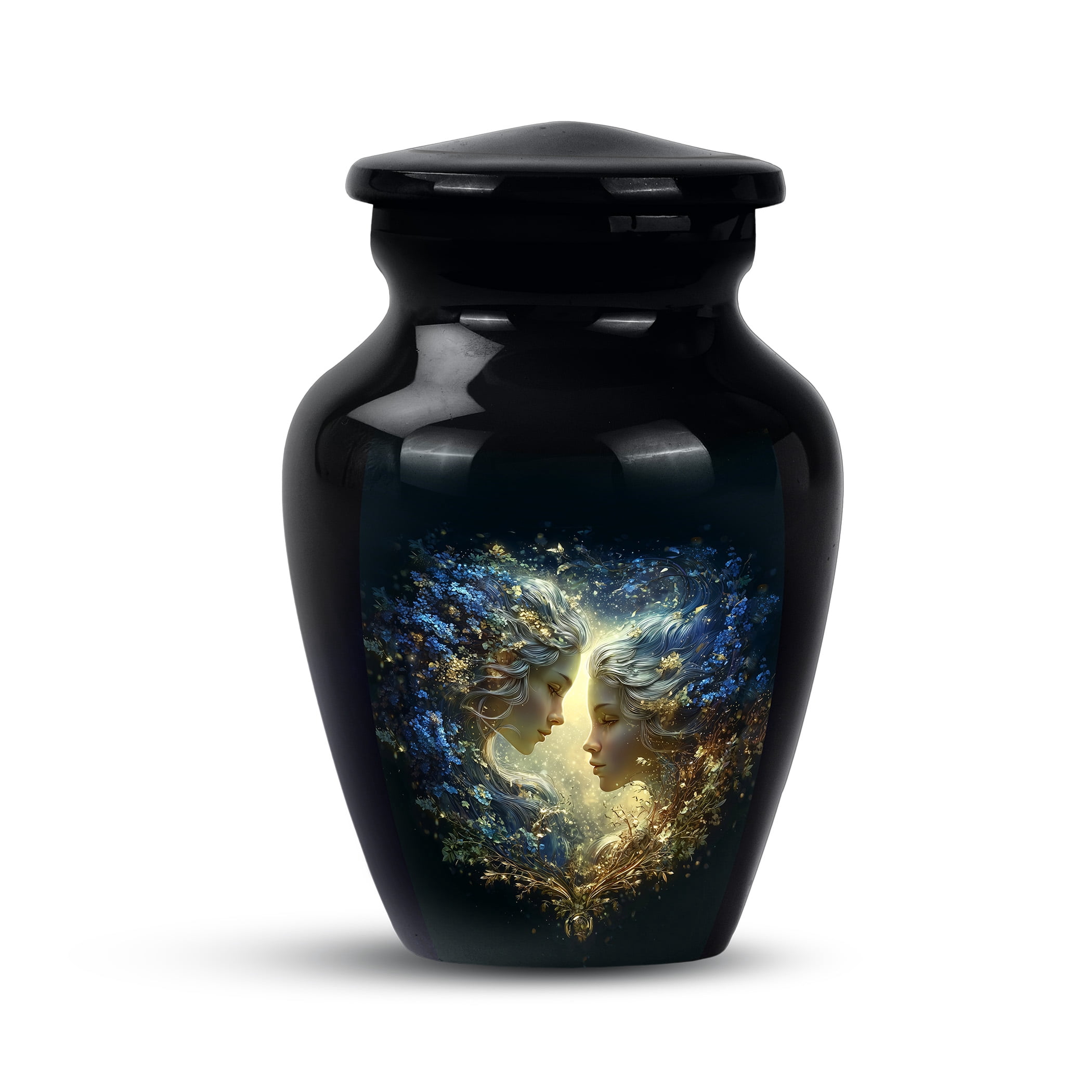 Gemini Urn for Human Ashes, Mini Cremation Urns for Adult Ashes Male ...