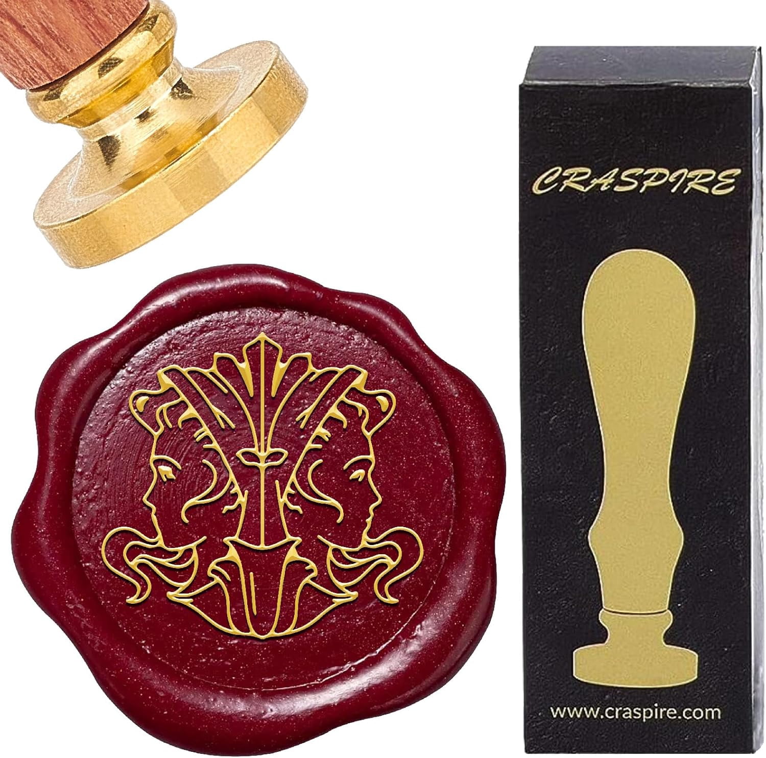 Gemini Wax Stamp Constellation Vintage Retro June Sealing Wax Stamps ...