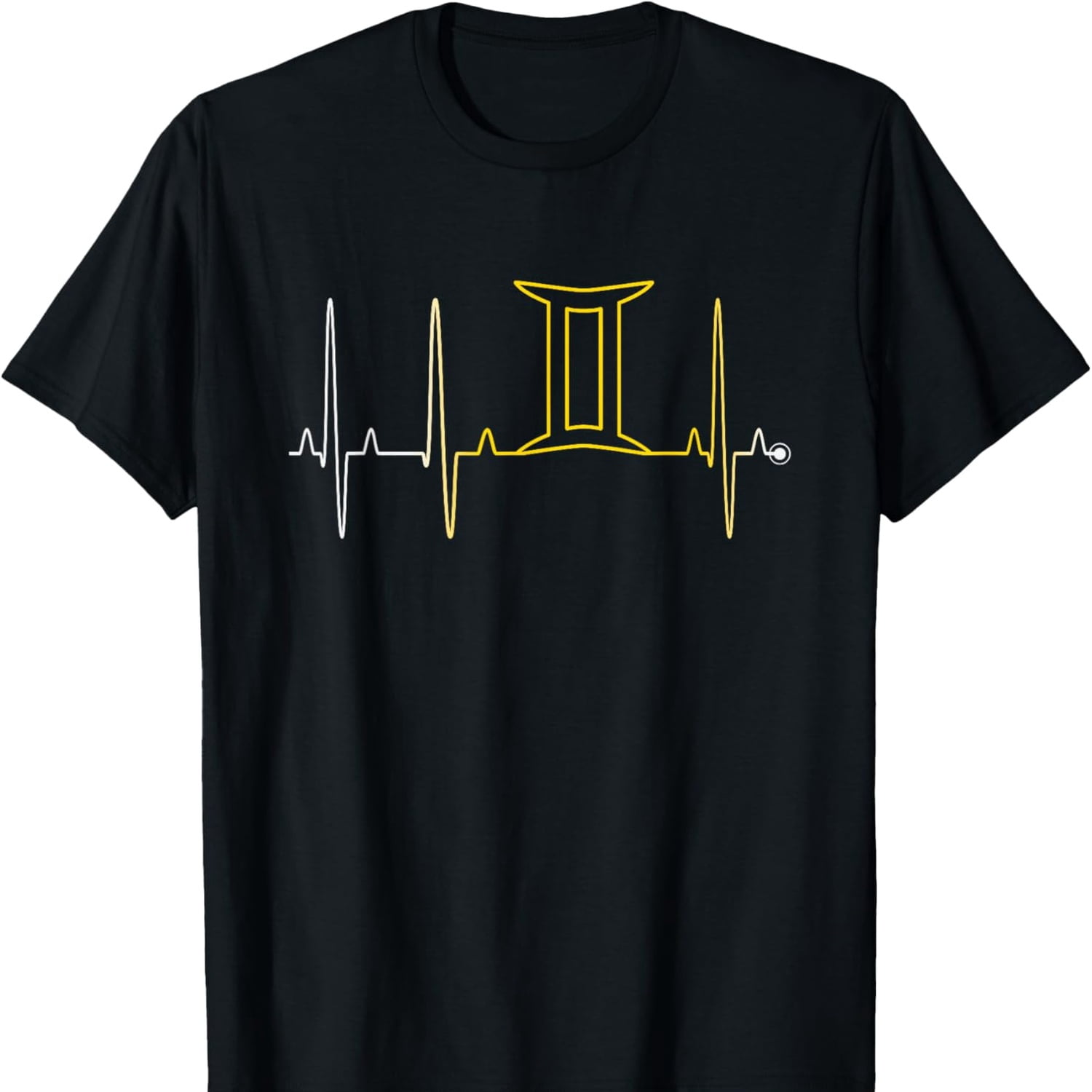 Gemini Zodiac Sign Astrology Heartbeat May June Birthday ECG T-S1Hirt ...