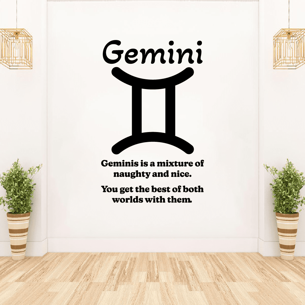 Gemini Zodiac Sign Horoscope Gemini Sign Geminis Mixture of Naughty and ...