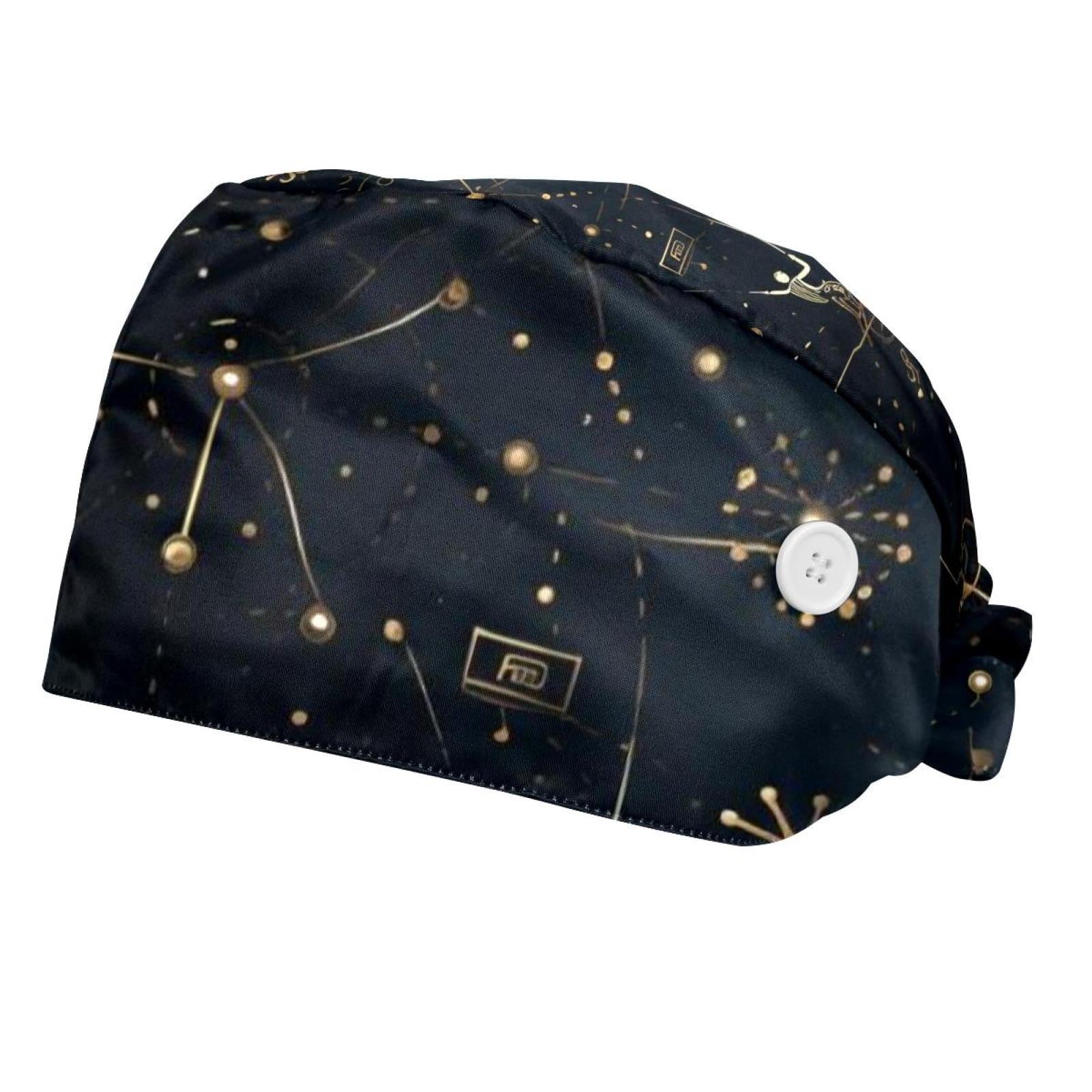 Gemini Zodiac Signs Hat Bouffant Cap Working Hat One Size Multi Color ...