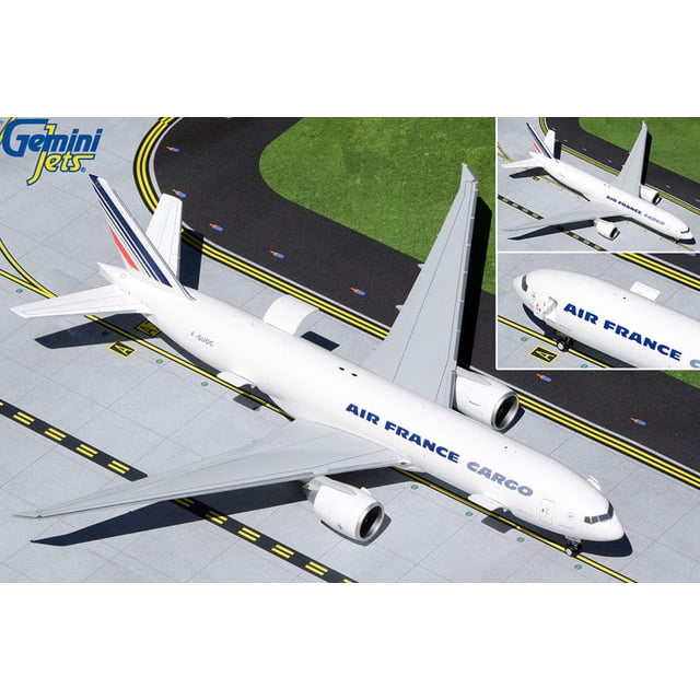 Boeing 777F Commercial Aircraft "Air France Cargo" White with Striped ...