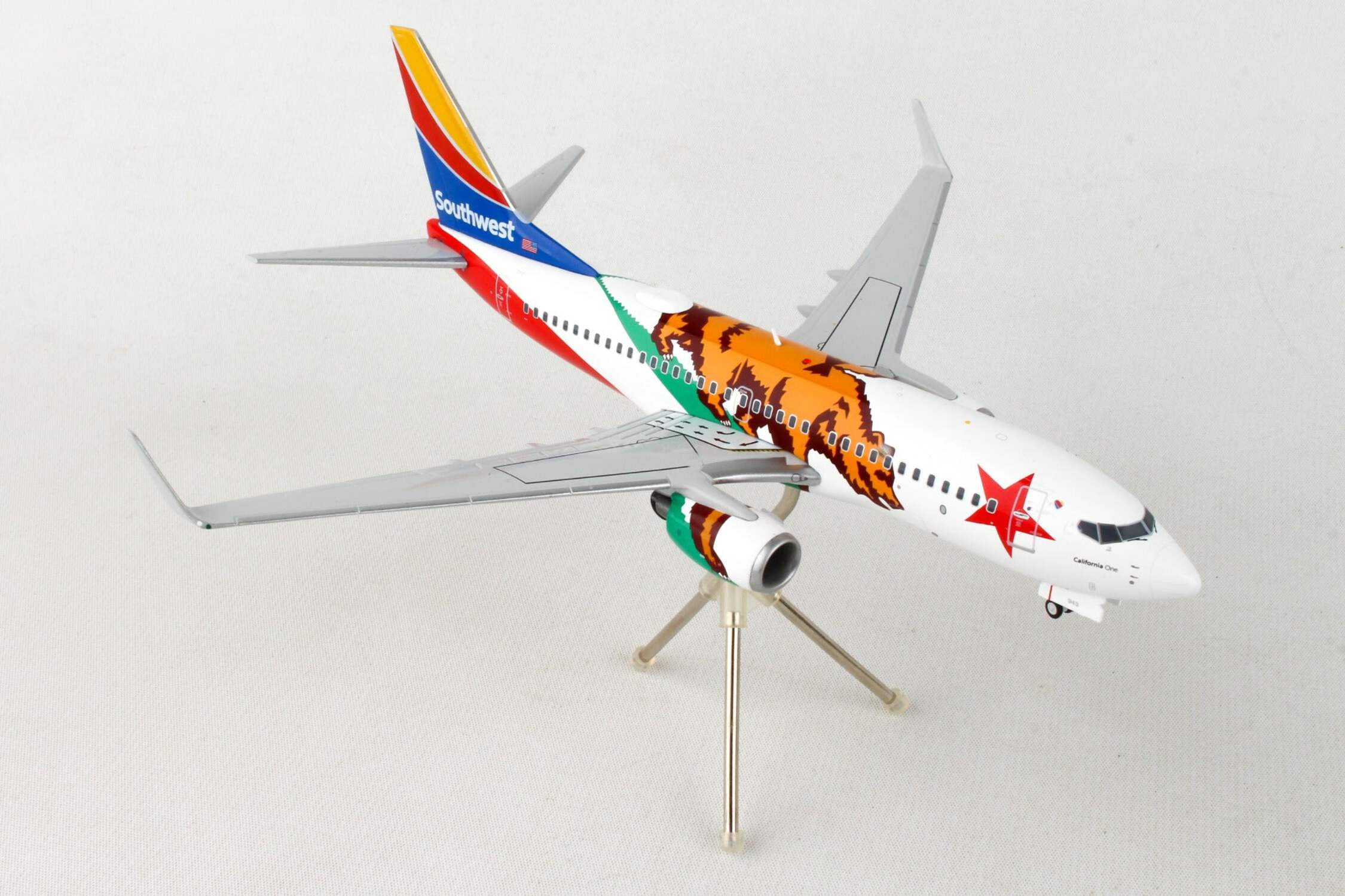 Boeing 737-700 Commercial Aircraft "Southwest Airlines" California Flag ...