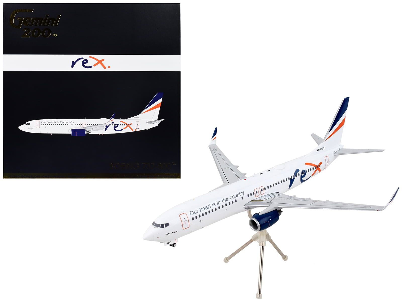 Boeing 737-800 Commercial Aircraft "Regional Express Rex Airlines ...