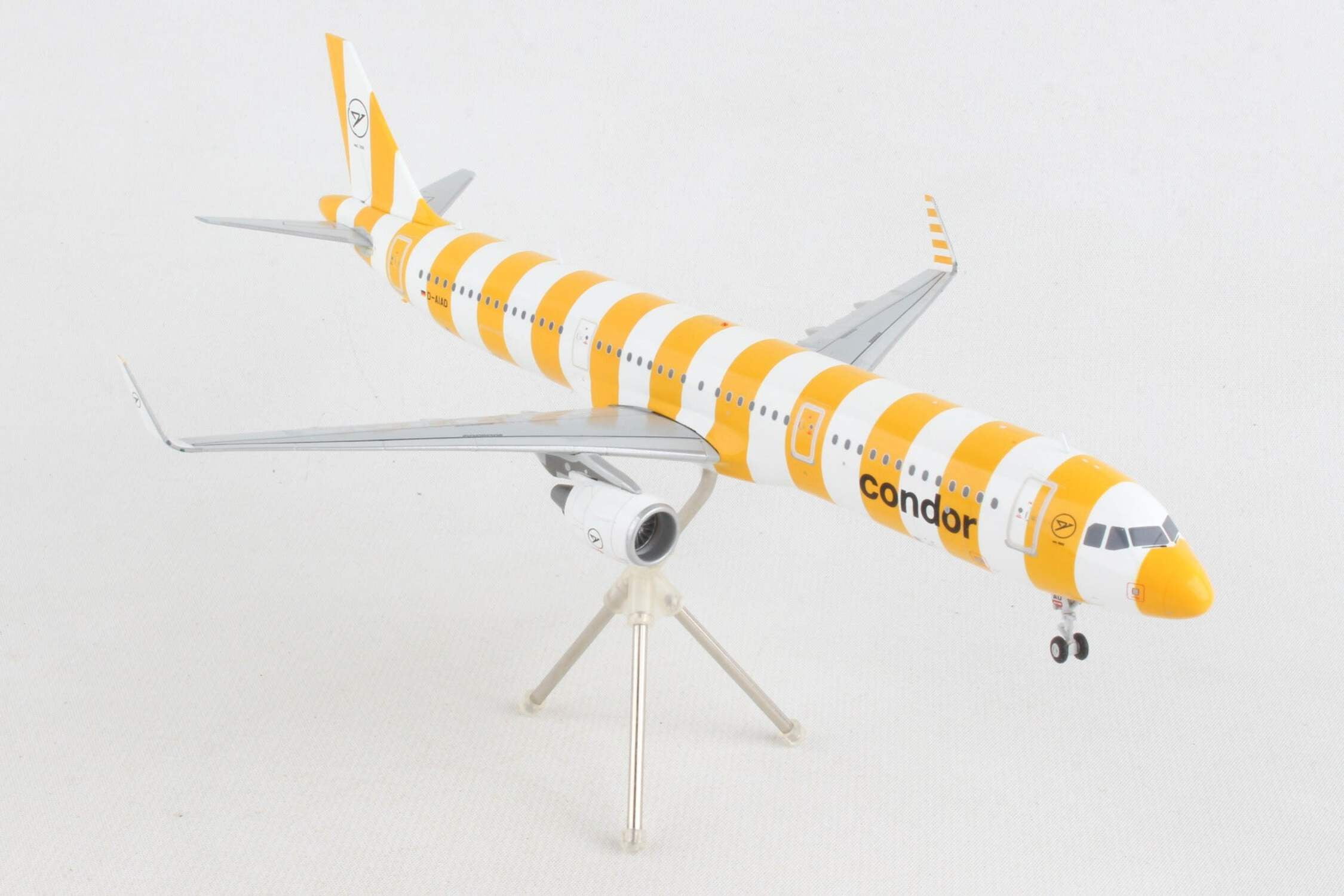 Airbus A321 Commercial Aircraft "Condor Airlines" White & Orange ...