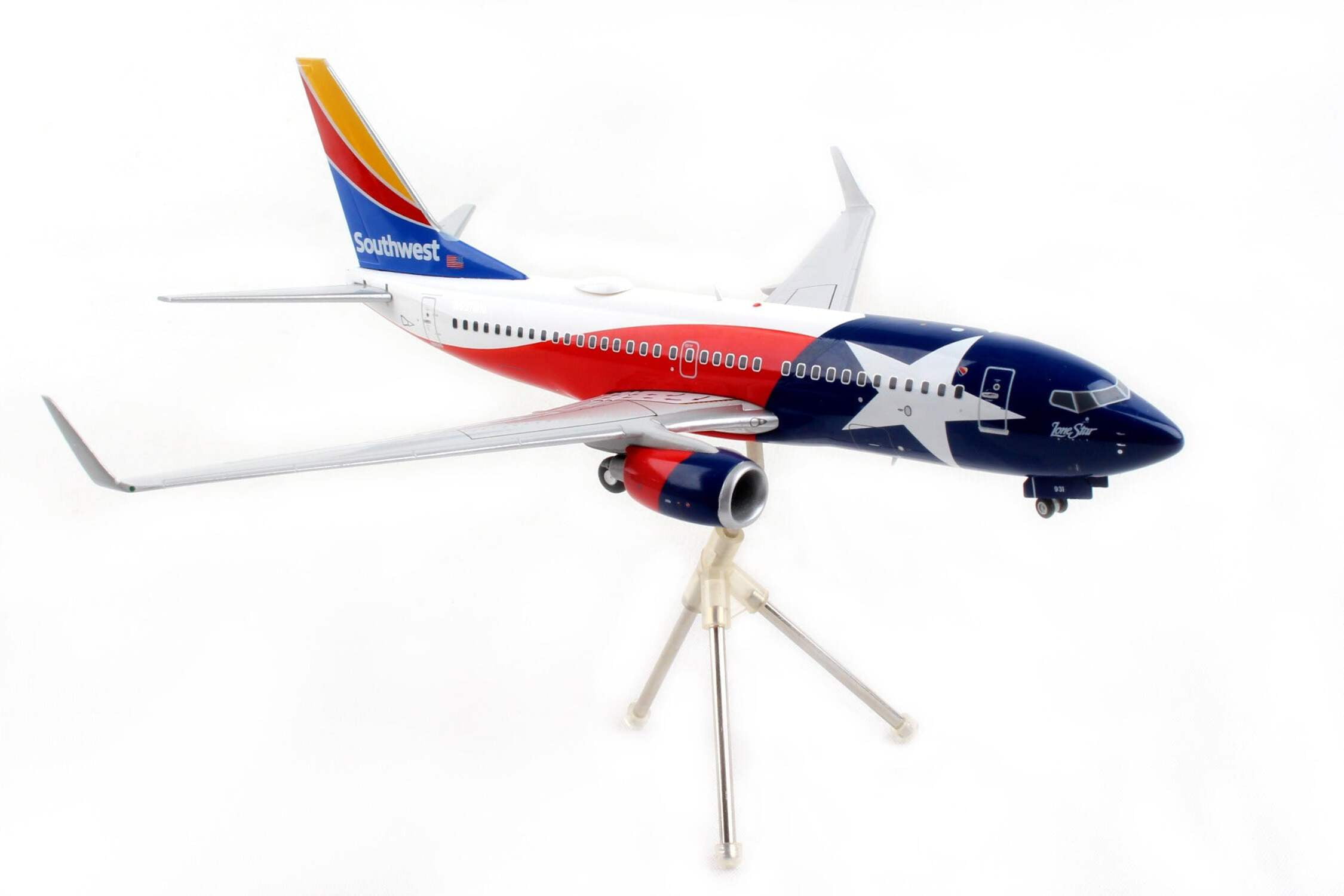 Boeing 737-700 Commercial Aircraft "Southwest Airlines" Texas Flag ...