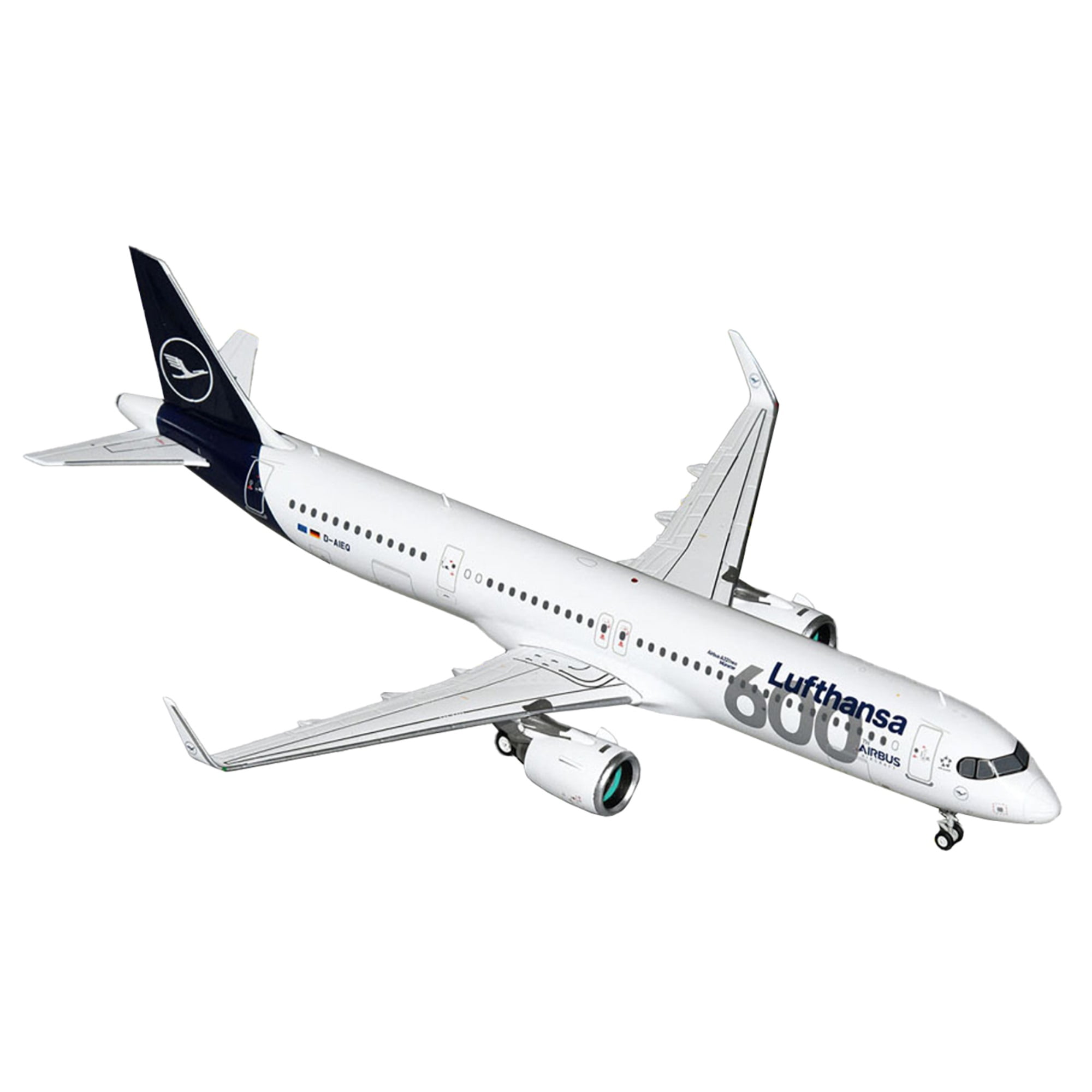 Airbus A321neo Commercial Aircraft "Lufthansa" White with Dark Blue ...