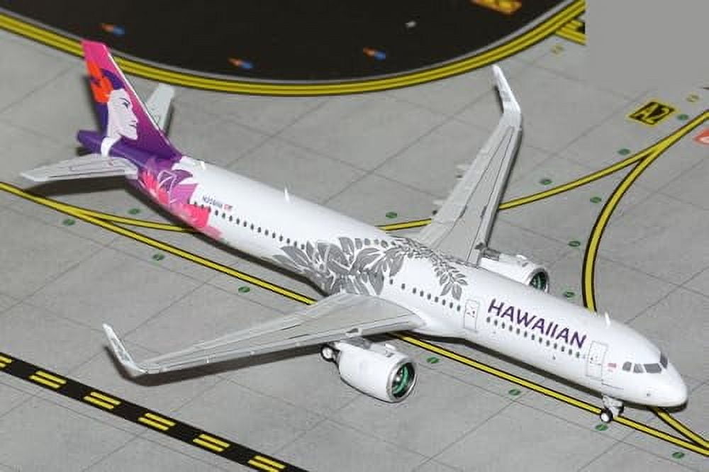 GeminiJets GJHAL2302 Hawaiian Airlines Airbus A321neo N208HA; Scale 1: ...