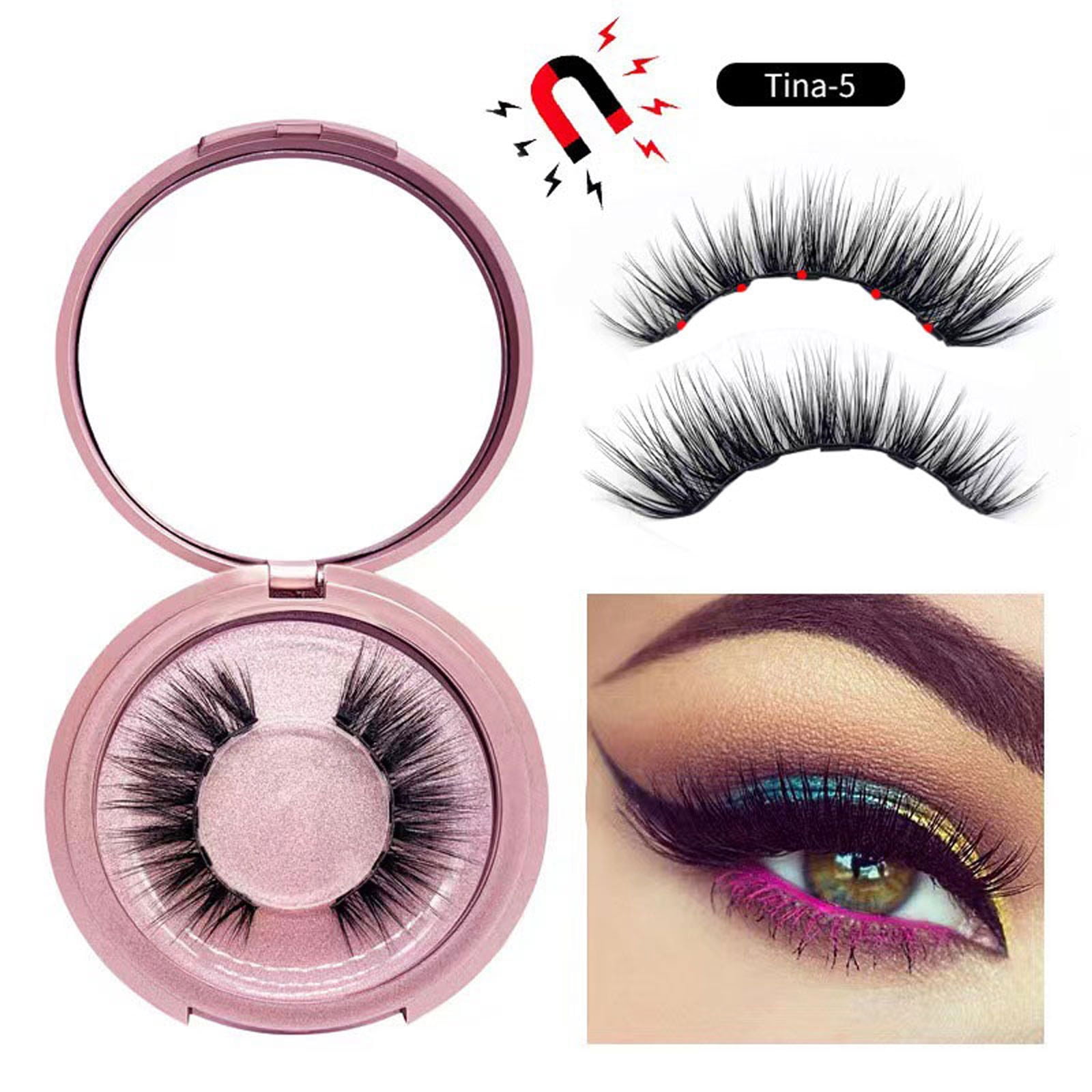 Gemira Eyelashes – Stunning & Reusable False Eyelashes, Waterproof with ...
