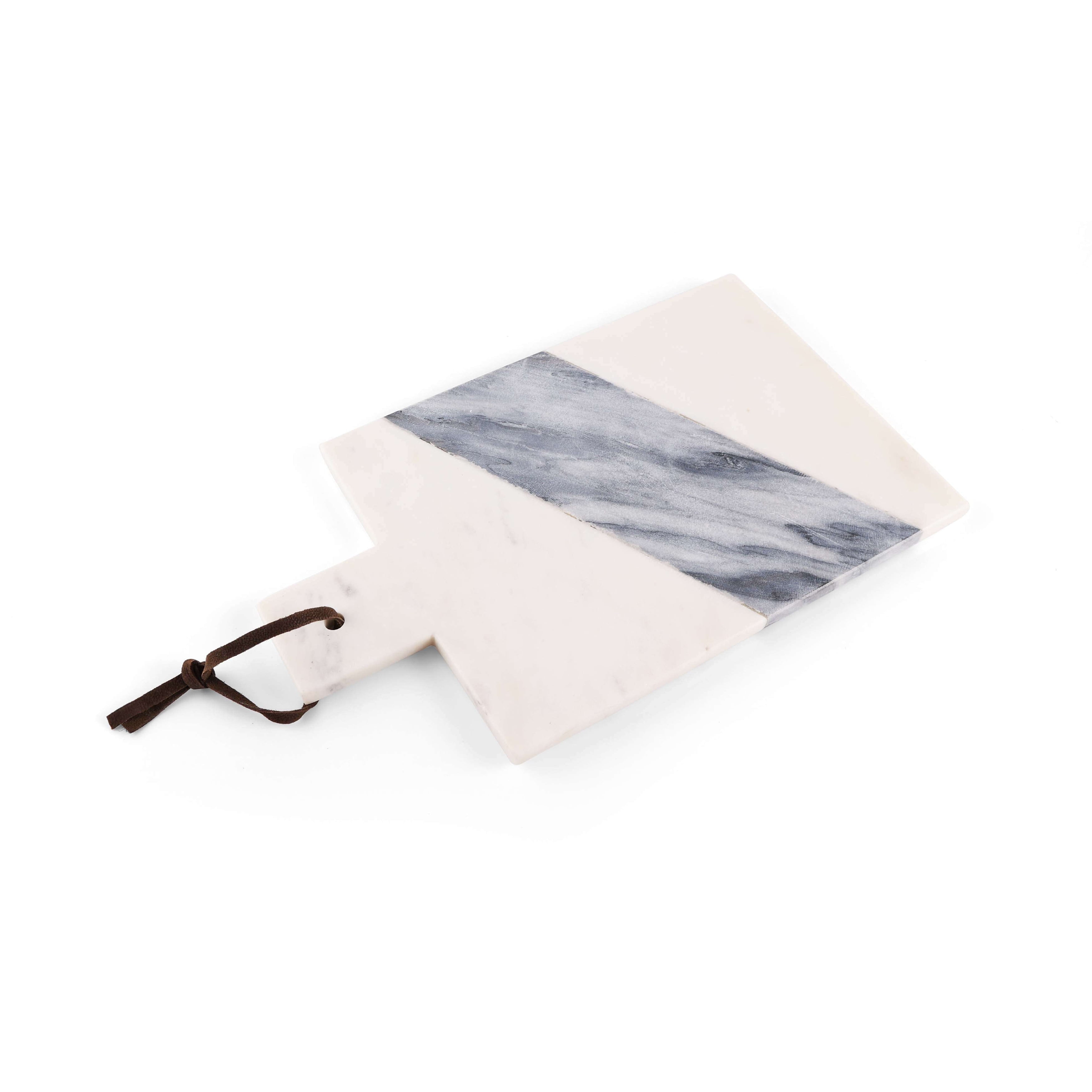 Gemixx White and Grey Marble Stone Chopping Board. - Walmart.com